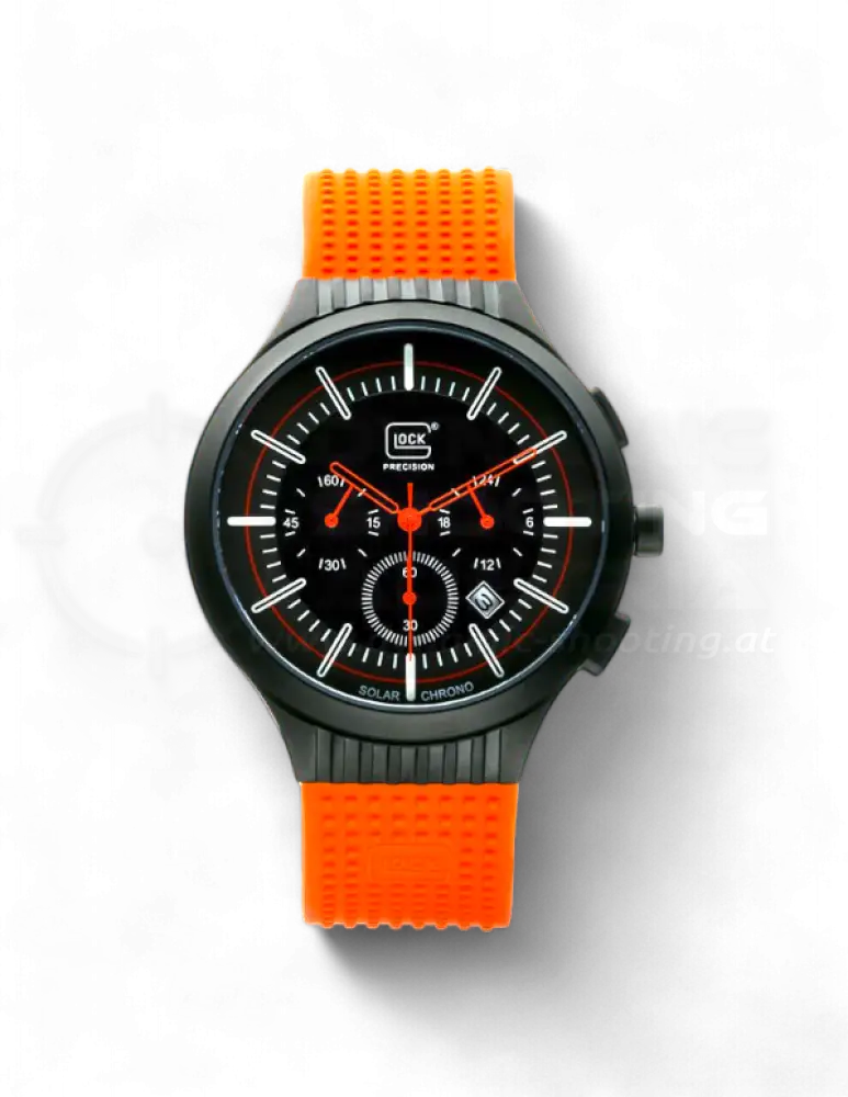 GLOCK Watch Global – Solar Titan Chronograph 10 ATM – Dynamic Shooting ...